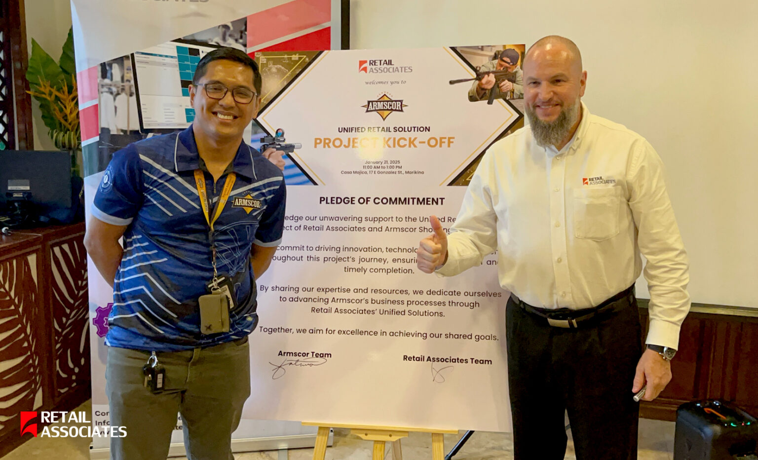 Retail Associates and Armscor Project Kick Off - Retail Associates